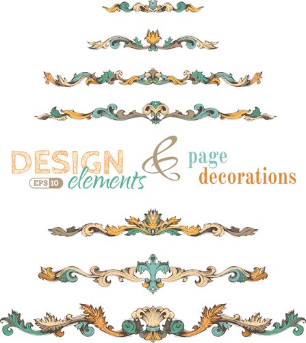 Chapter Ornaments Vector Images (over 150)