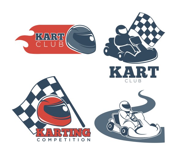 Go Kart Logo Racer Vector Images (over 140)