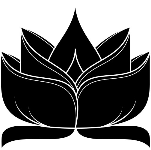 Lotus flower Royalty Free Vector Image - VectorStock
