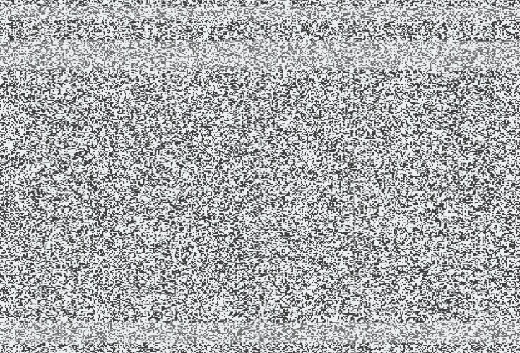 Video signal noise tv screen signals glitch Vector Image