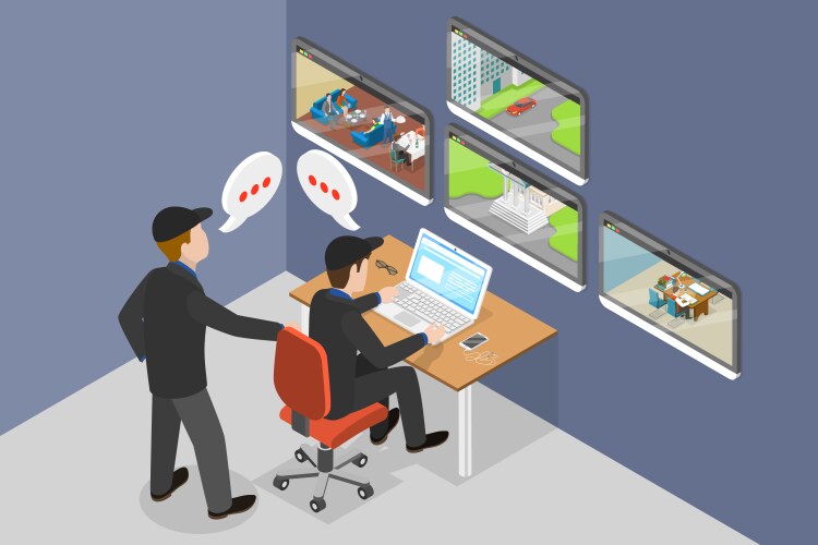 Cctv Control Room Vector Images (over 270)