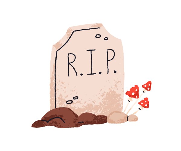 Cartoon Grave Rip Vector Images (over 2,200)