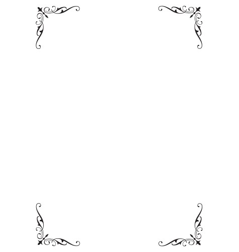 Decorative page border Royalty Free Vector Image