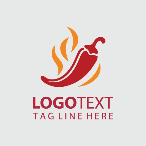 Chilli logo Royalty Free Vector Image - VectorStock