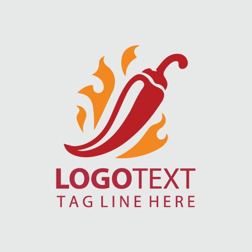 Chilli logo Royalty Free Vector Image - VectorStock