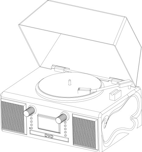 Record Player Drawing Vector Images (over 2,900)