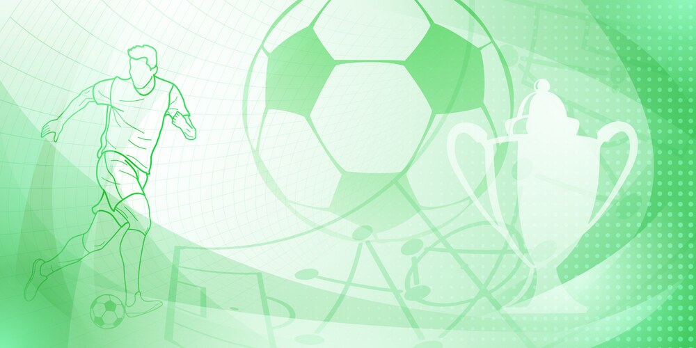 Football themed background Royalty Free Vector Image