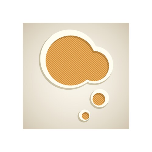 High detailed of speech bubble concept Royalty Free Vector