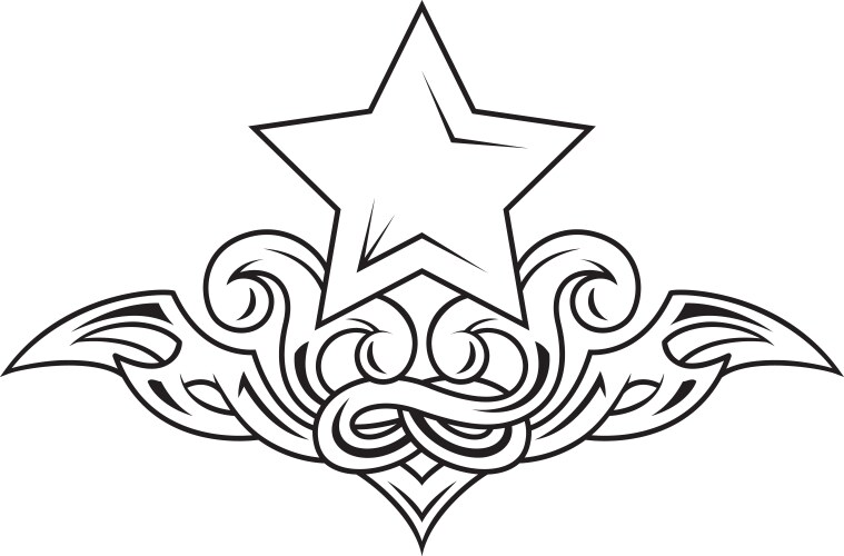 Star Tattoo Vector Images (over 35,000)