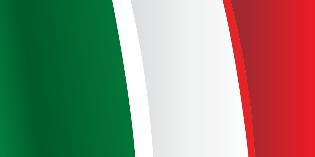 Italian flag Royalty Free Vector Image - VectorStock