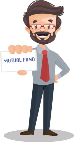 Investment advisor cartoon Royalty Free Vector Image