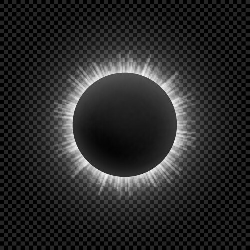 Solar eclipse Royalty Free Vector Image - VectorStock