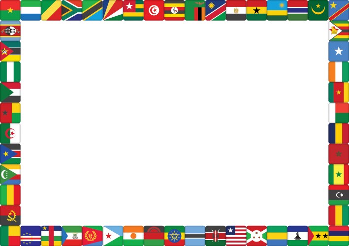 Frame and border of ribbon with malaysia flag Vector Image
