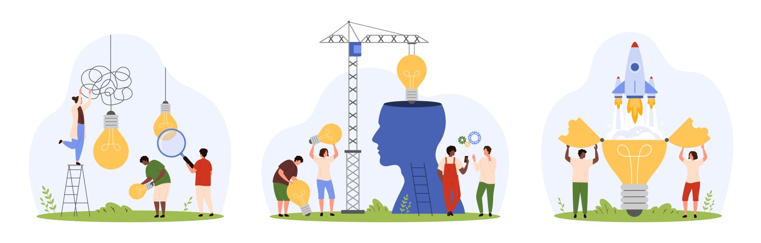 Circular economy innovation sustainable strategy Vector Image