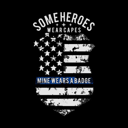 Thin Blue Line Flag Vector Images (over 1,300)