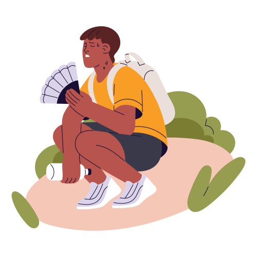 Cartoon Characters Sweating Vector Images (over 3,100)