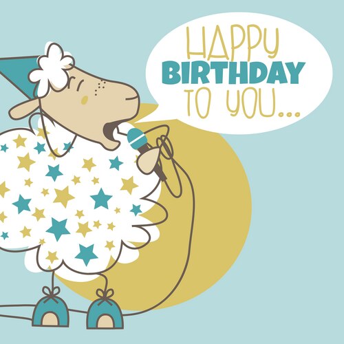 Sheep Singing Vector Images (57)