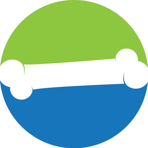 Bone logo Royalty Free Vector Image - VectorStock