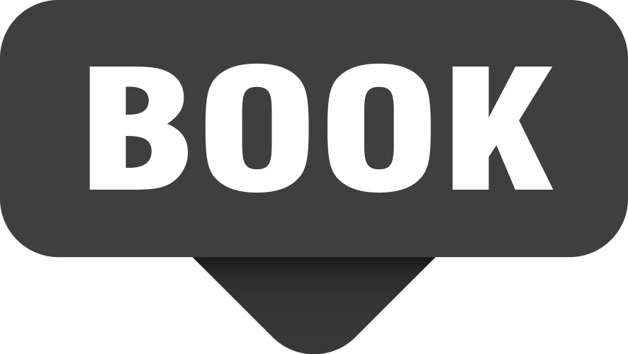 Book sticker sign on transparent background Vector Image