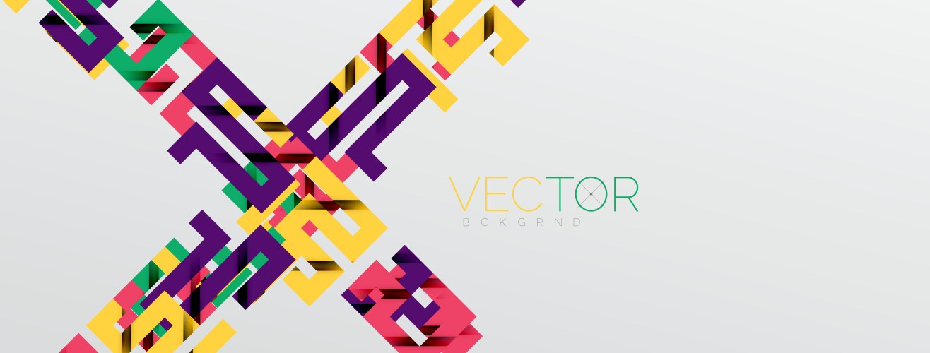 Color bend lines with shadow texture effect Vector Image