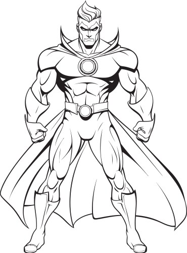 Heroic emblem badge power icon iconic hero logo Vector Image