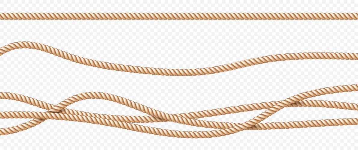 Rope sign set Royalty Free Vector Image - VectorStock