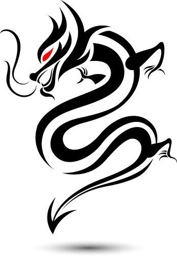 Chinese dragon 2 Royalty Free Vector Image - VectorStock