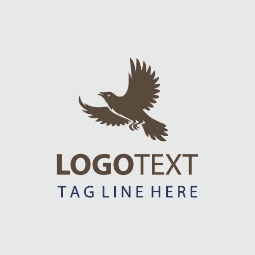 Crow logo Royalty Free Vector Image - VectorStock