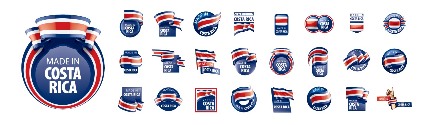 Logo for costa rica Royalty Free Vector Image - VectorStock