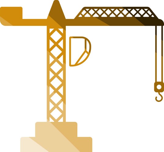 Safety first sign overhead crane Royalty Free Vector Image