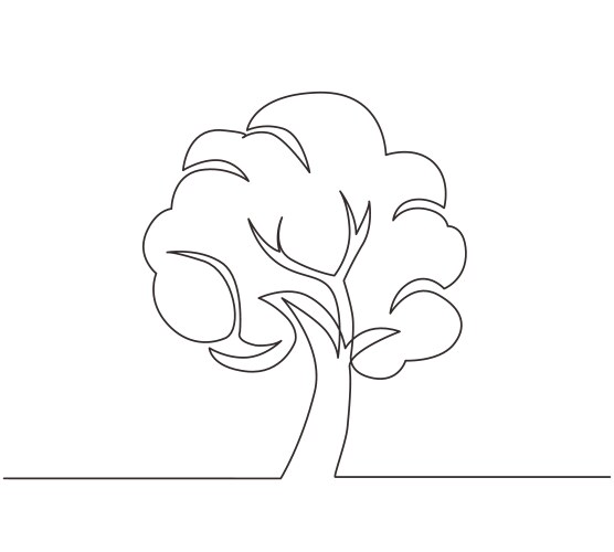 Single Line Drawing Tree Vector Images (over 3,900)