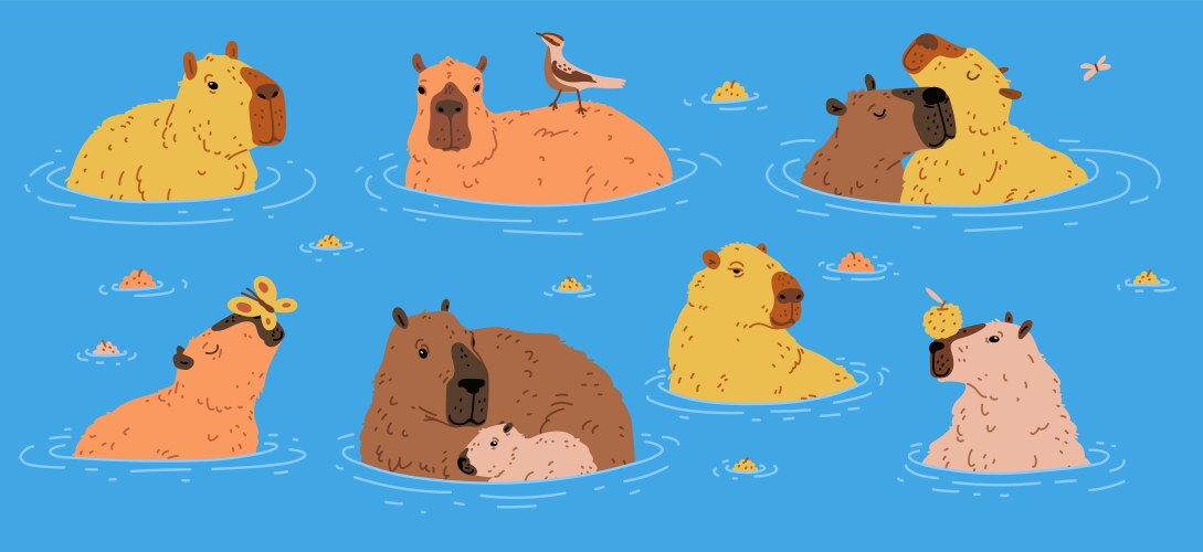 Capybara Vector Images (over 1,800)