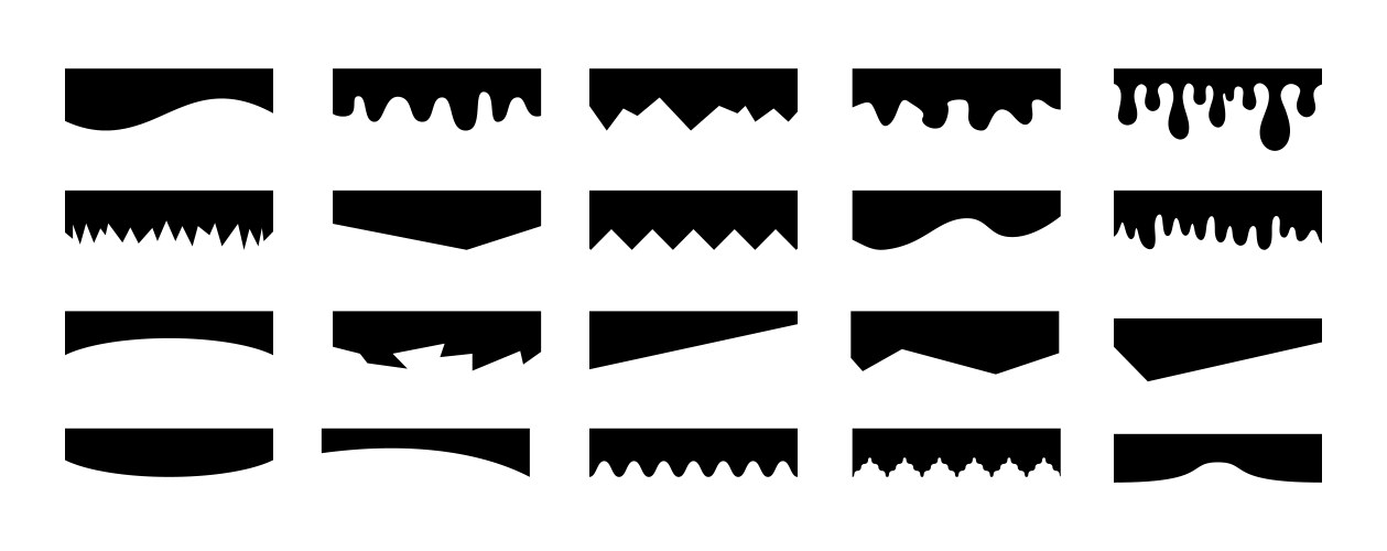 Separator & Divider Shapes – Royalty-Free Vector | VectorStock