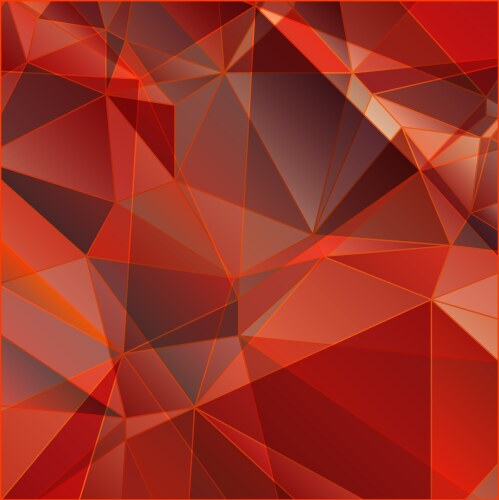Abstract red triangle geometrical background Vector Image