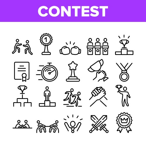 Industrial activity icons pack Royalty Free Vector Image