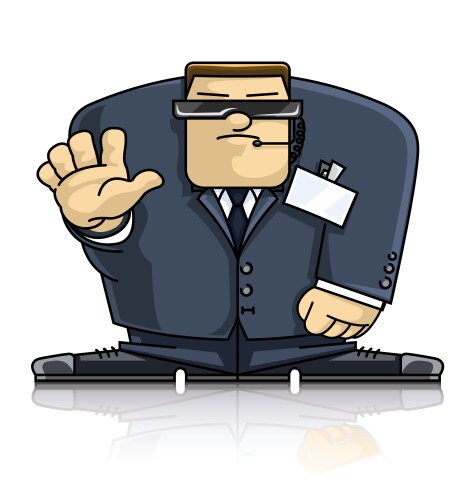 Cartoon Guard Security Vector Images (over 12,000)