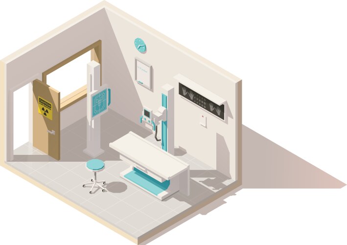 Isometric computer lab classroom Royalty Free Vector Image