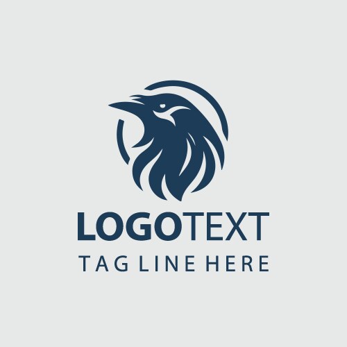 Crow logo Royalty Free Vector Image - VectorStock