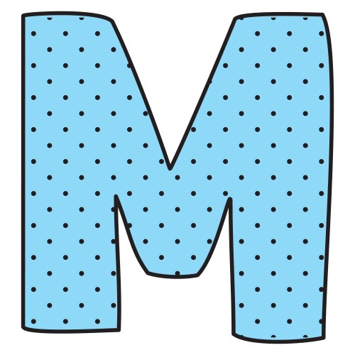 Blue Letter M Vector Images (over 6,100)