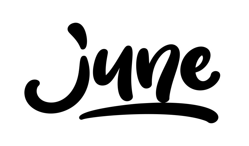 Joy logo text hand drawn calligraphy modern Vector Image