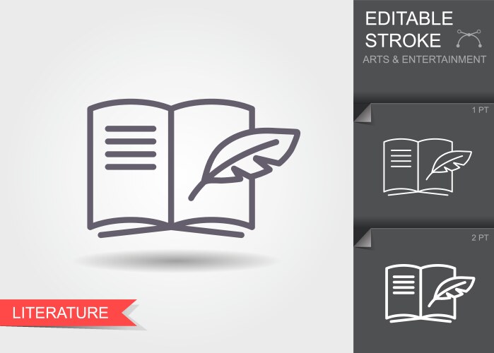 Book with Pen Logo Vector Images (over 10,000)