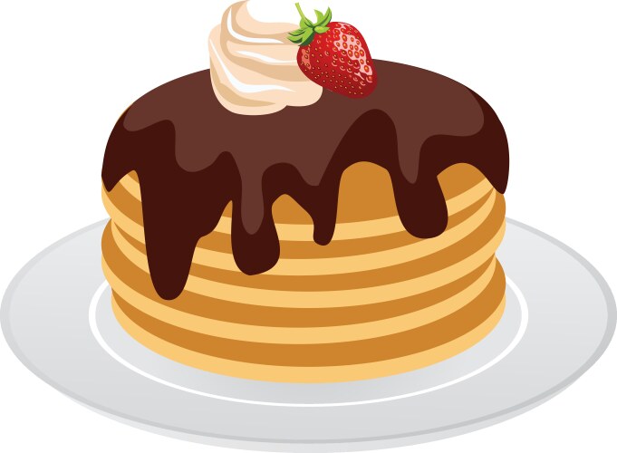 Pancakes Royalty Free Vector Image - VectorStock