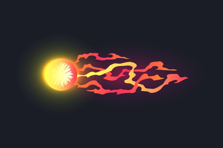 Cartoon laser gun beam alien combat weapon rays Vector Image