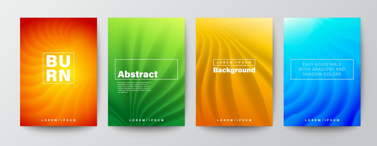 Abstract triangle brochure flyer design template Vector Image