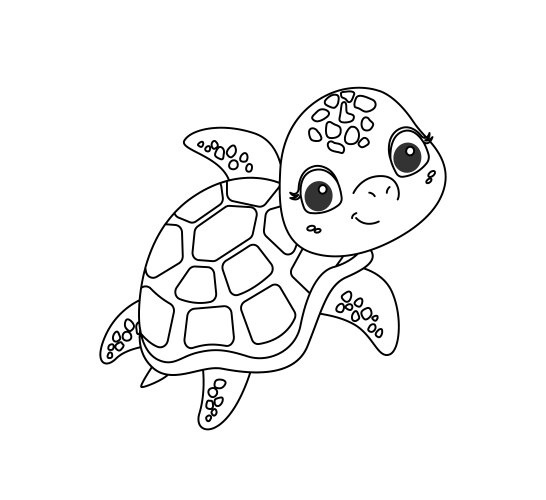 Cute Sea Turtles Clip Art
