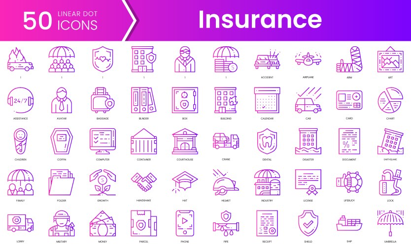 Set of medieval icons gradient style icon bundle Vector Image