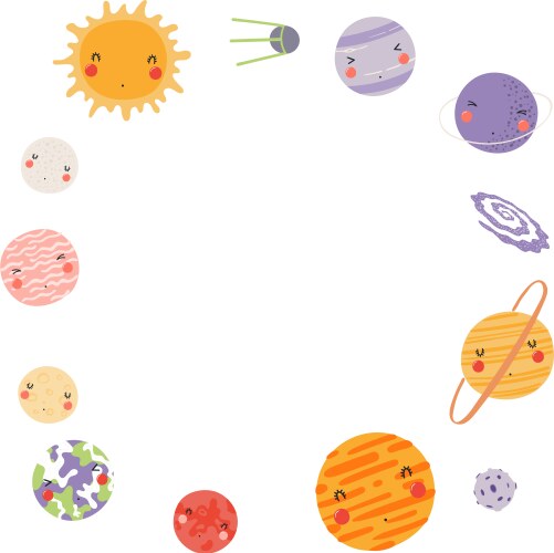 Solar System Border Vector Images (over 300)