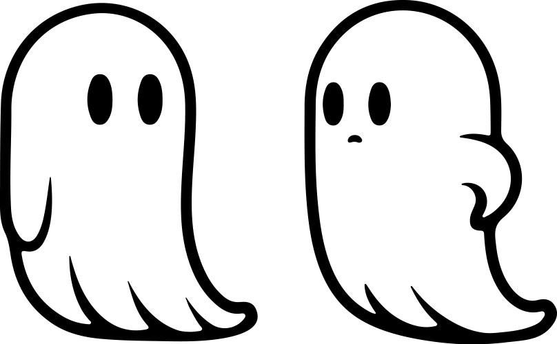 Ghost Outline Vector Images (over 15,000)