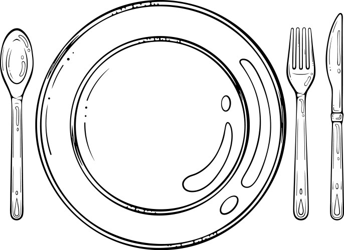 Cutlery Line Art Vector Images (over 10,000)
