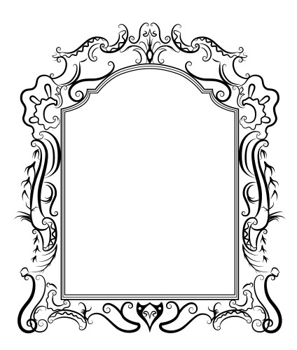 Victorian frame Royalty Free Vector Image - VectorStock
